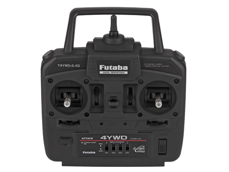 Futaba Attack T4YWD Sender 4-Kanal # Combo (2.4 GHz + FHSSR214FGE)